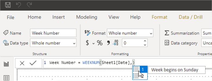 Working with Weeks in Power BI - insightsoftware