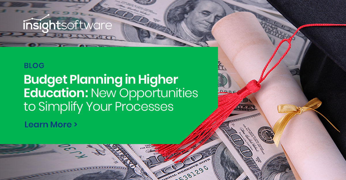 Budget Planning in Higher Education: New Opportunities to Simplify Your ...