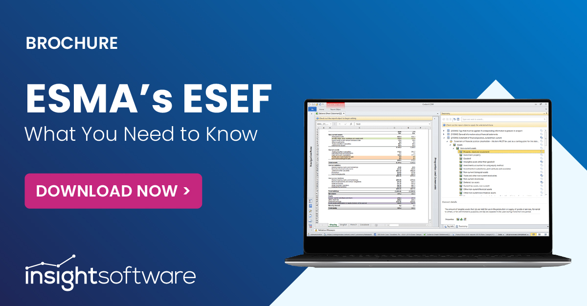 ESMA's ESEF: What You Need to Know | insightsoftware