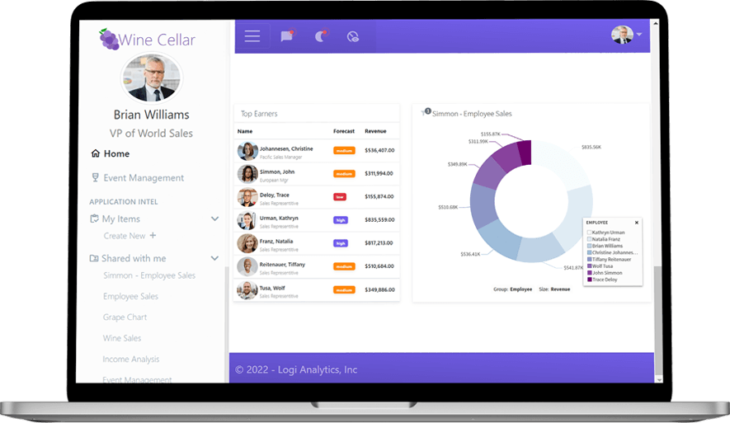 Logi Composer | Custom Data Visualizations & Dashboards