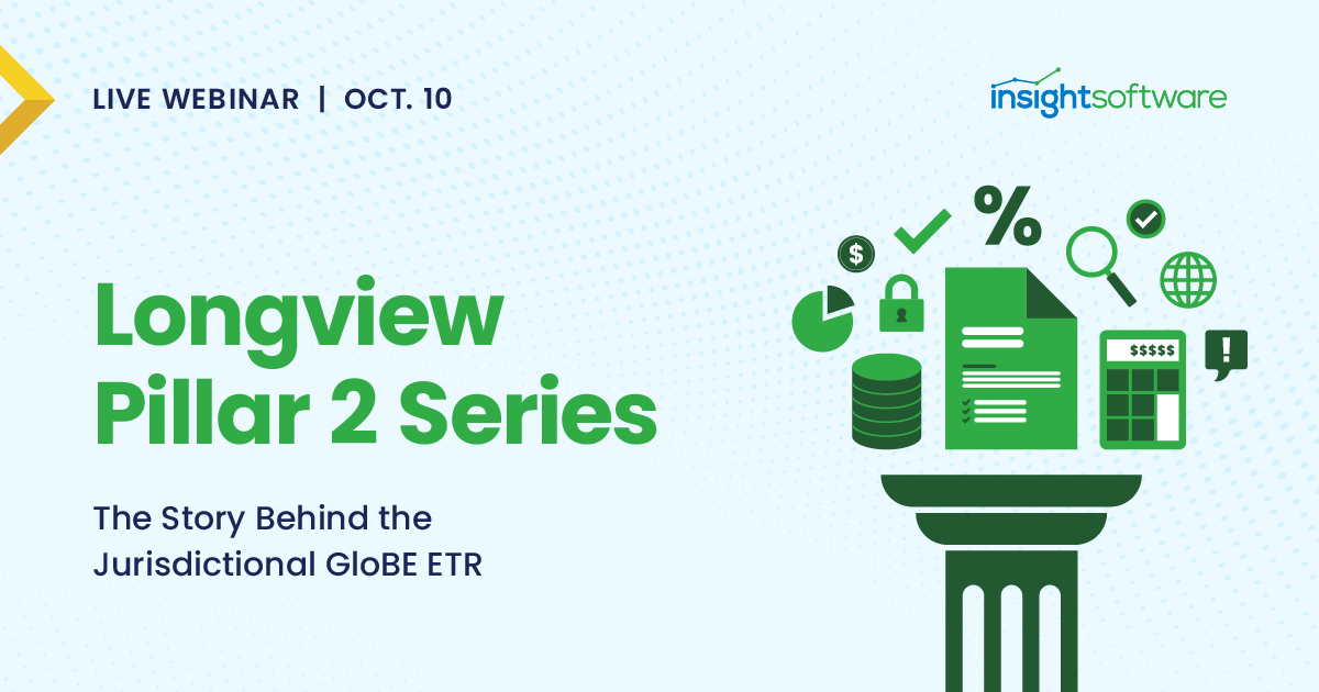 Longview Pillar 2 -sarja: GloBE ETR | insightsoftware | insightsoftware