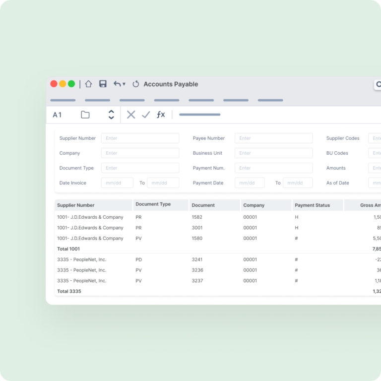 Hubble | Real-Time Financial Reporting Tool for Oracle & JDE