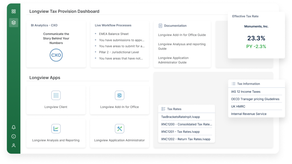 Longview Tax | Automated Corporate Tax Management Software