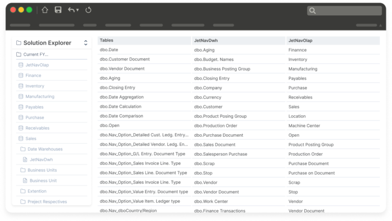 Jet Analytics Competitor Comparison | insightsoftware