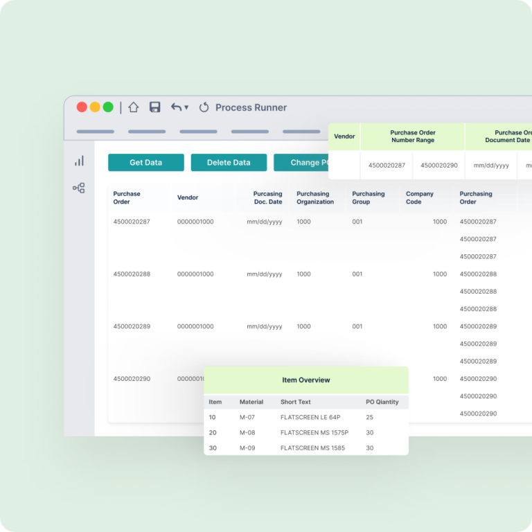 Process Runner | SAP Data Management & Automation Software