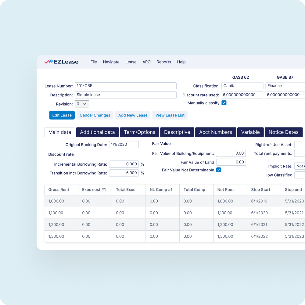 EZLease vs Visual Lease Competitor Comparison | insightsoftware