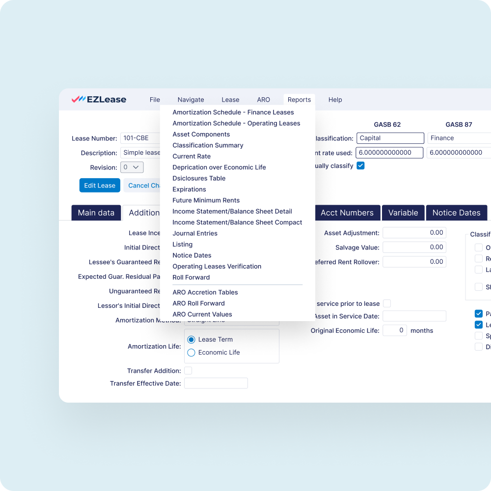 EZLease vs Visual Lease Competitor Comparison | insightsoftware