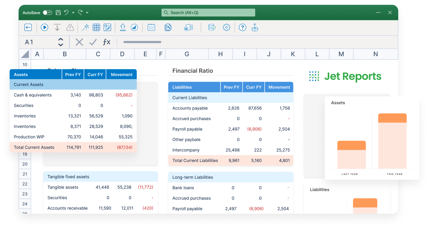 Jet Reports | Excel-Based Financial Reporting Tool for D365