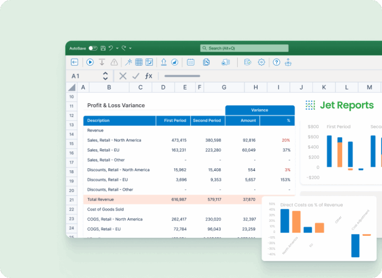 Jet Reports | Excel-Based Financial Reporting Tool for D365