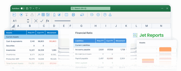 Jet Reports | Excel-Based Financial Reporting Tool for D365